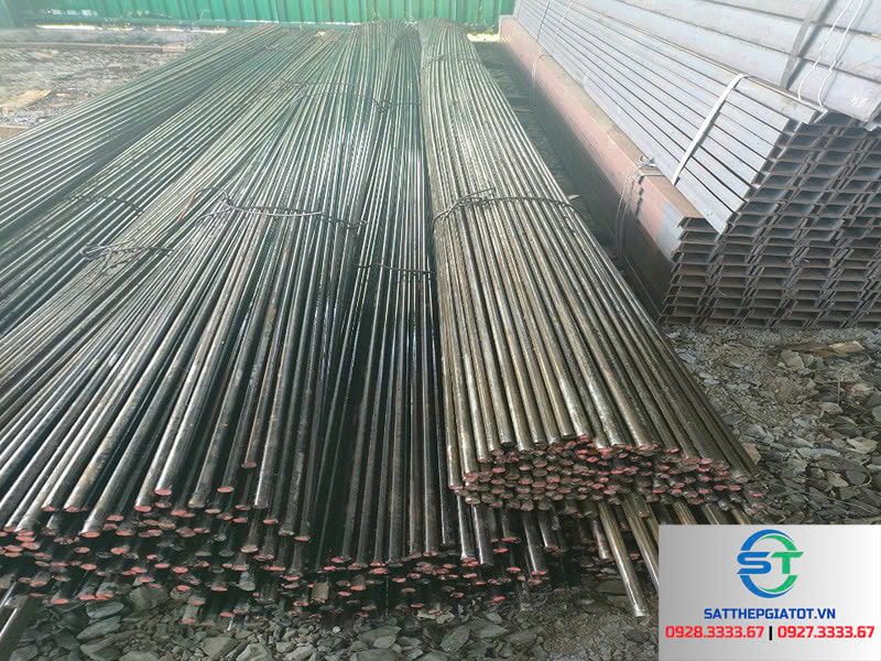 Giá Thép Tròn Đặc Phi 25 (Đen - Mạ Kẽm - Nhúng Nóng) Tại Kho